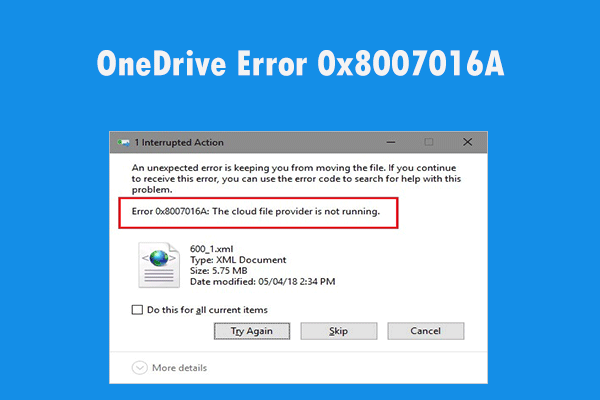 How To Fix The File Is Open By Another Program Error On Onedrive Minitool