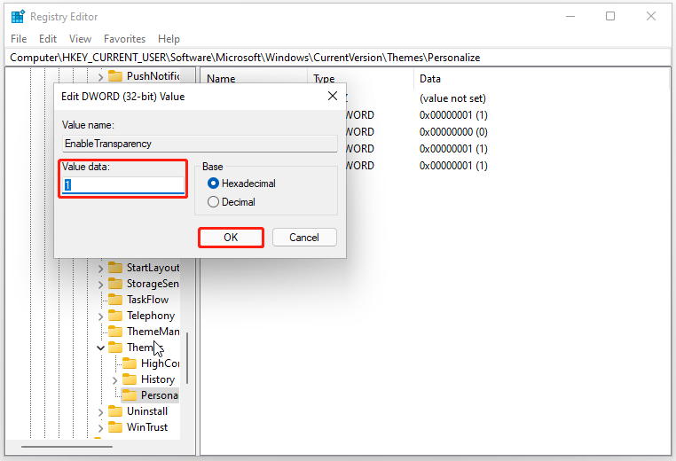A Guide To Fixing Transparency Effects Not Working In Windows 11