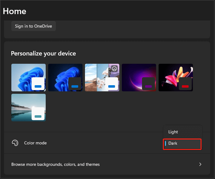 How To Enable And Disable Dark Mode On Windows 11 Minitool