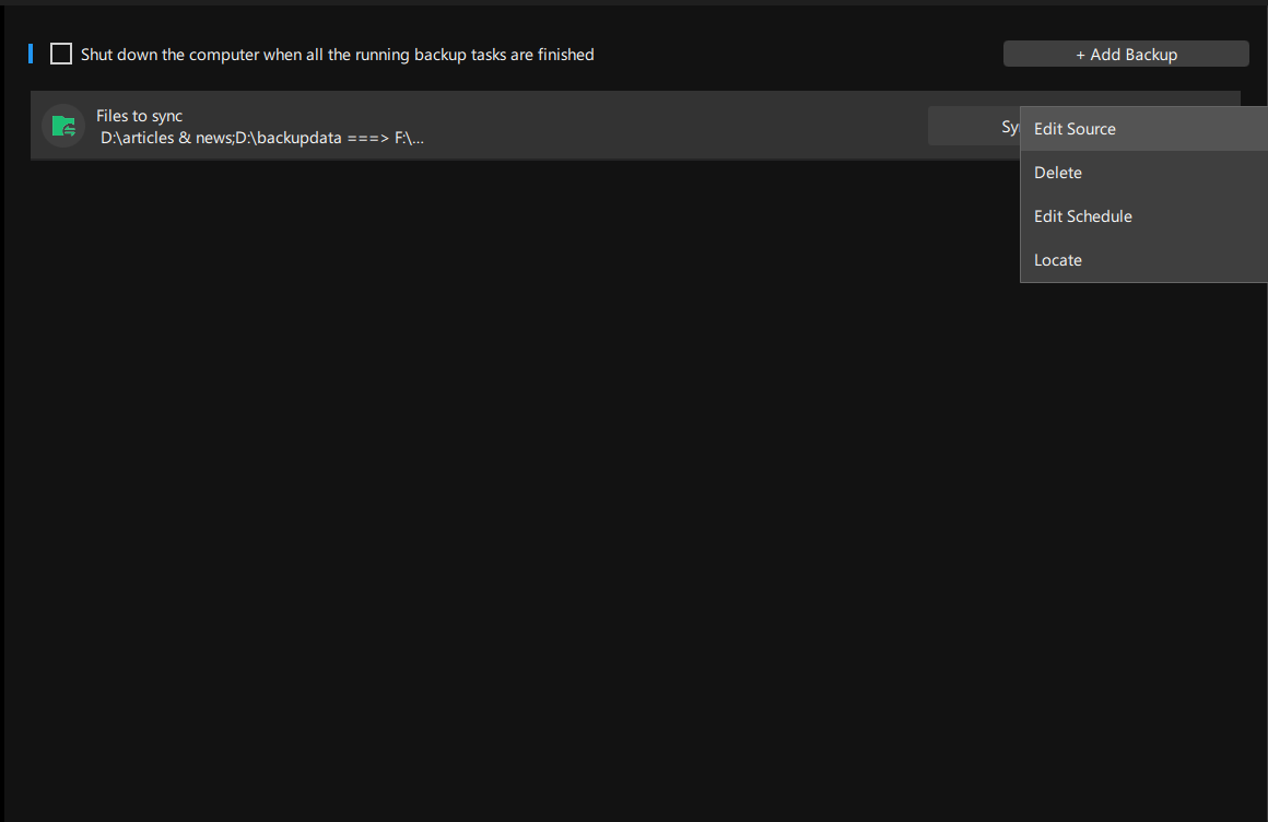 How To Manage File Sync In Minitool Shadowmaker Minitool