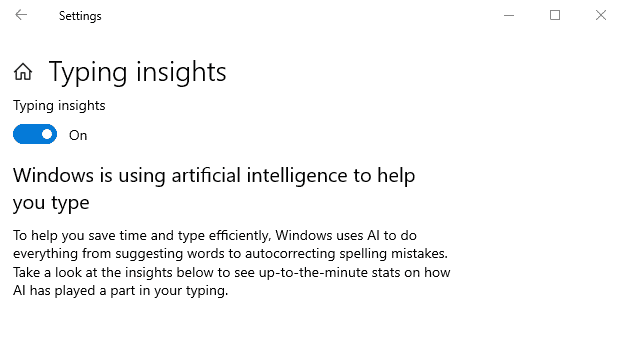 How To Enable Typing Insights On Windows 10 October 2018 Update - MiniTool How To Enable Typing Insights On Windows 10 October 2018 Update - MiniTool