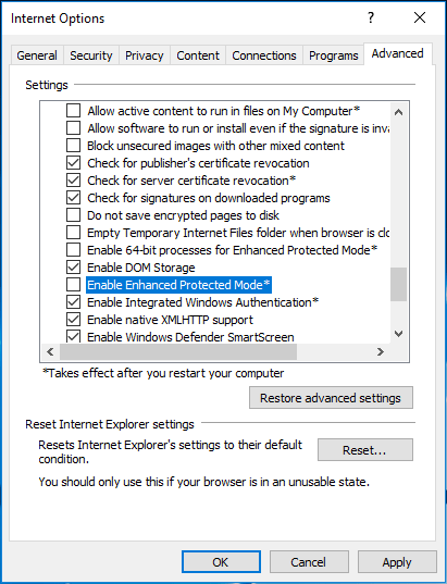 Fixed Internet Explorer This Page Cannot Be Displayed In Win10 Minitool