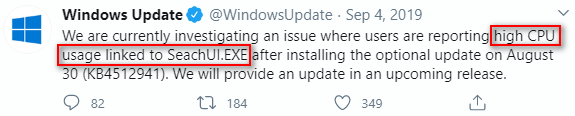 Windows 10 Cpu Spikes After Kb4512941 Update Solved Minitool