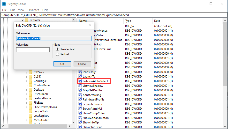 How To Show And Hide Translucent Selection Rectangle Windows 10 Minitool