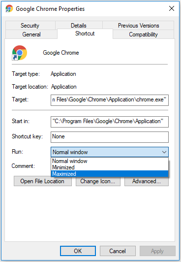 How to Make Windows Programs Always Open as Maximized - MiniTool How to Make Windows Programs Always Open as Maximized - MiniTool