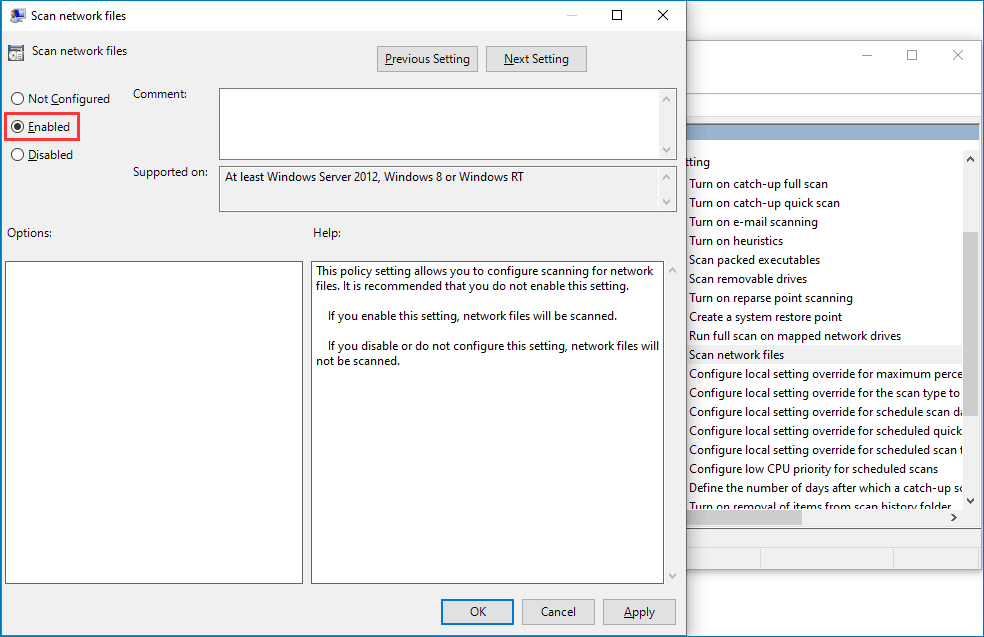 How To Enable Network Scanning In Windows Defender On Windows Minitool