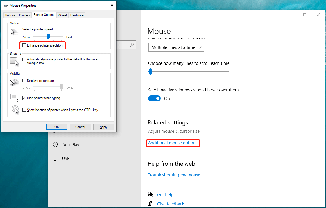How To Turn Off Mouse Acceleration On Windows 1087 And Mac Minitool