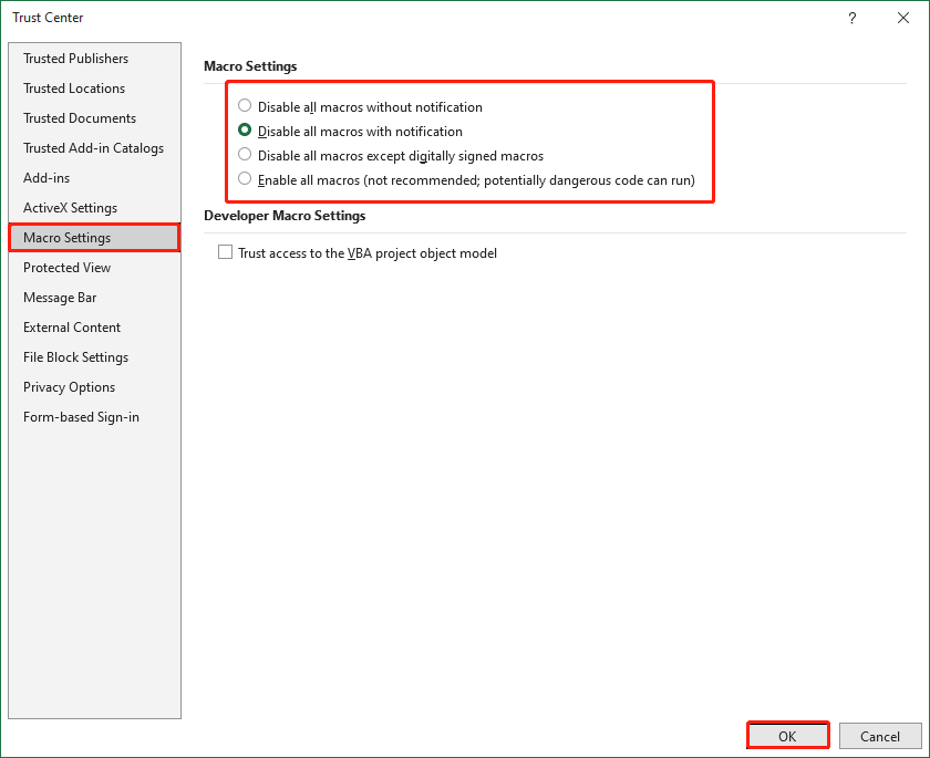Full Guide How To Enable Macros In Excel Minitool