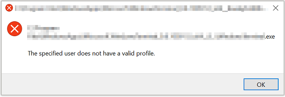 The Specified User Does Not Have a Valid Profile - Easy Fixes The Specified User Does Not Have a Valid Profile - Easy Fixes