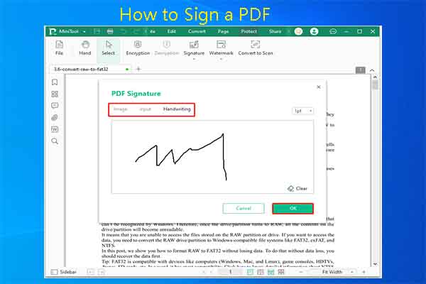 There Are Two Methods to Help You Sign a PDF File