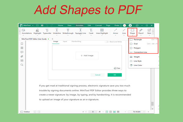 A Sep-by-Ste Guide on How to Add Shapes to PDF