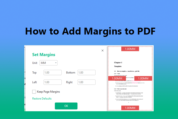 How to Add Margins to PDF? Try These 4 Simple Ways!