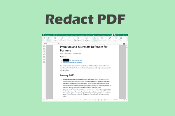 How to Redact A PDF Quickly? [2 Methods]